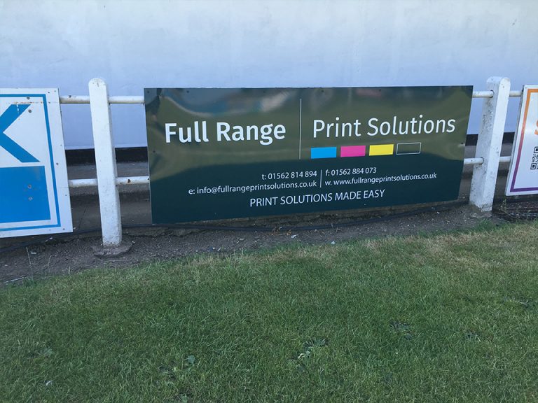 Halesowen Town FC - Spencer Signs